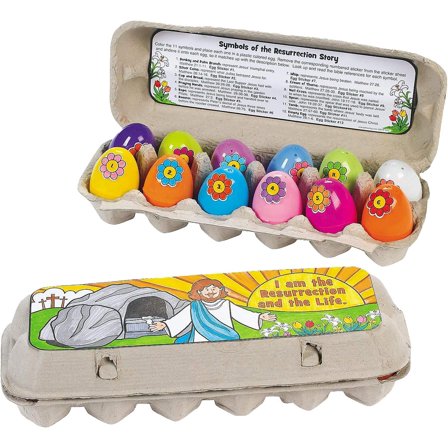 Easter “Colors of Faith” Egg Craft Kit, Craft Kits, Sign Decoration ...