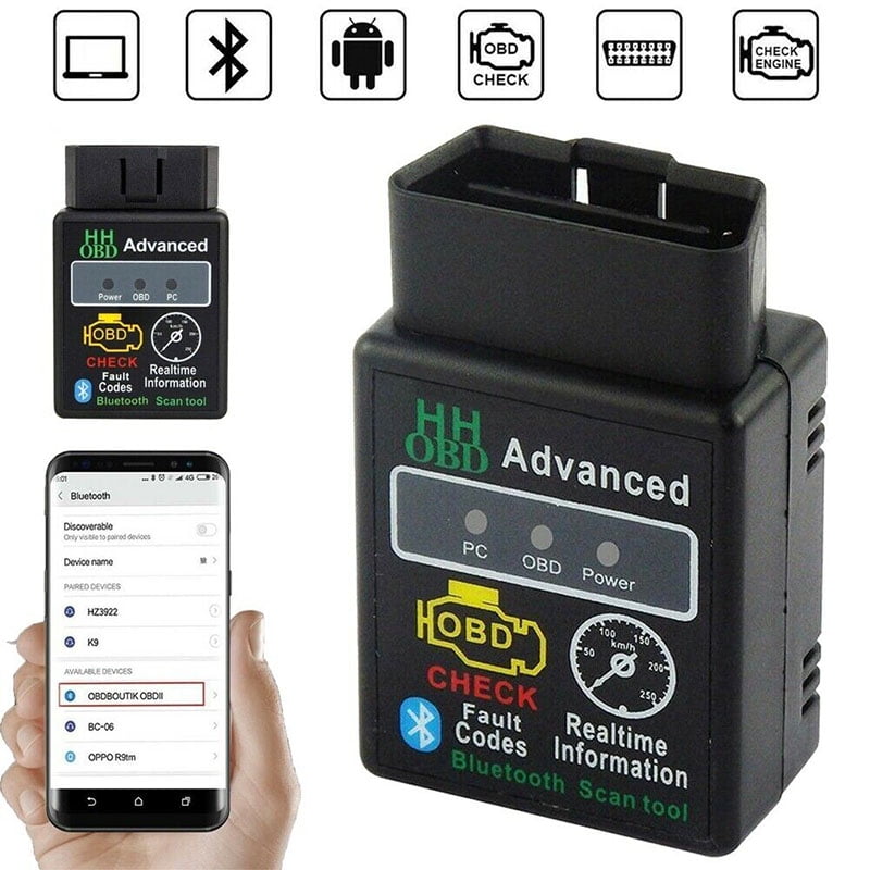 Car Bluetooth OBD2 Scanner Automotive Engine Scanner Diagnostic Scan ...