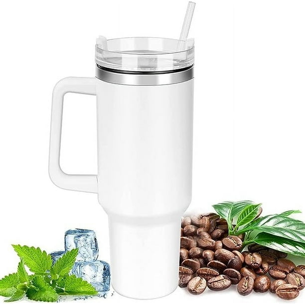 ZENSUKYE Vaso Térmico 40 Onzas con Asa, Botella de Agua Taza Termica de Viaje Acero Inoxidable ...