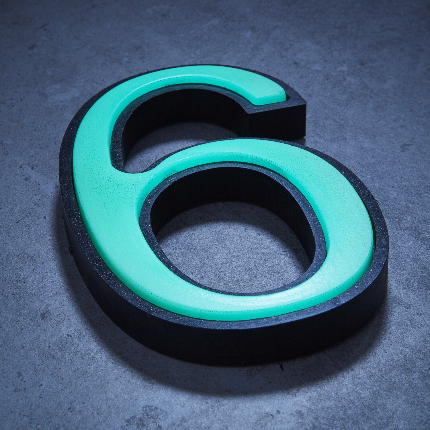 Click here for It Glows Glow In The Dark House Numbers - Aqua / S... prices