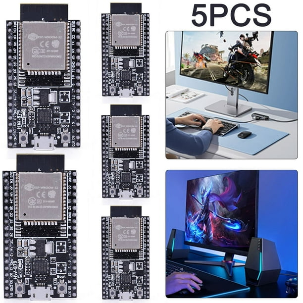 Placa desarrollo ESP32 5 uds. 500mA placa central ESP32-DevKitC ... Placa desarrollo ESP32 5 uds. 500mA placa central ESP32-DevKitC ...