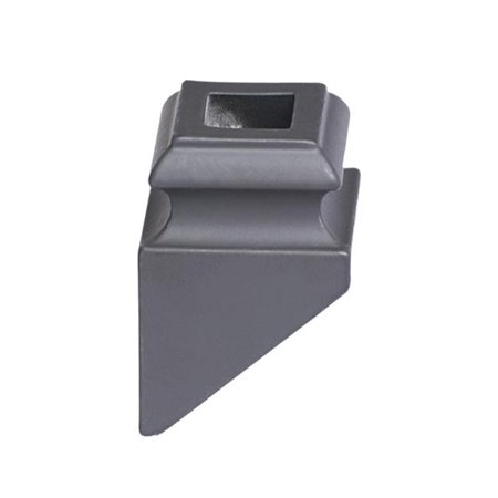 1.31 in. Angled Base Shoe with Set Screw for 0.56 in. Square Balusters ...