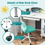 Giantex Kids Desk Chair, Adjustable Swivel Chair for Children, Armless ...