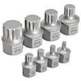 CARBYNE 8-Piece XZN Triple Square Super Short Low Profile Bit Socket ...