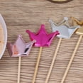 50pcs Crown Cake Picks Adorable Cupcake Topper Dessert Picks Creative ...