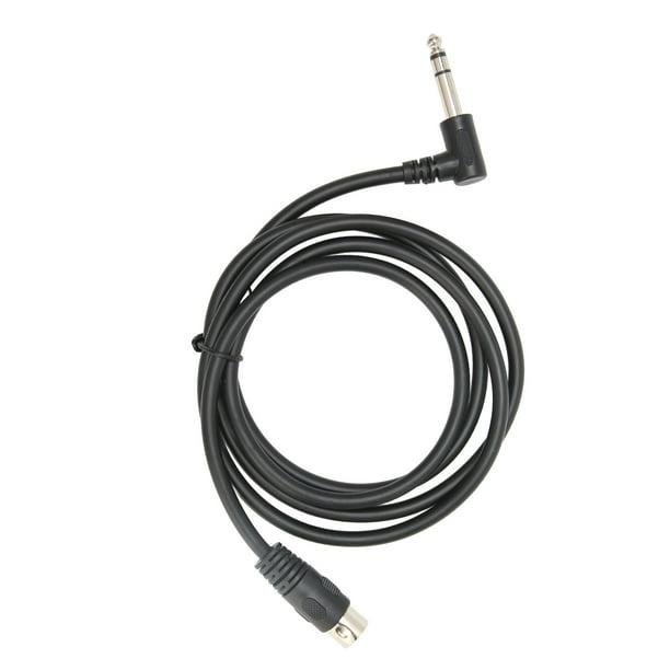 6.35mm Male To MIDI Din 5Pin Male Cable, PVC Right Angle 90 Degree 6 ...