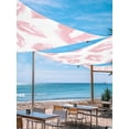 Red Lipprint Texture Sun Shade Sail 12'X16' Retro Abstract Kiss UV ...
