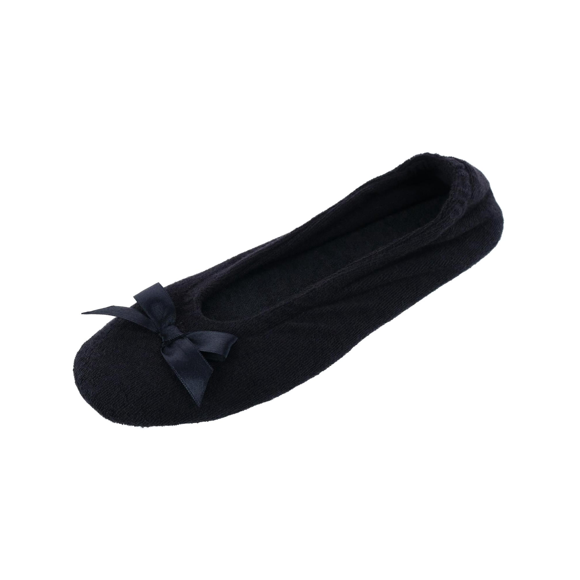 Click here for Ctm Terry Ballerina Slipper House Shoe (Womens) prices