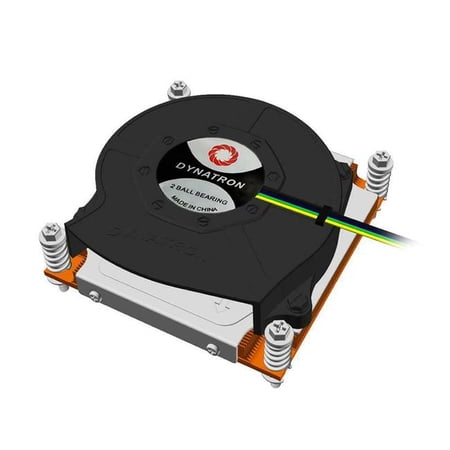 Dynatron T06 1U Active Cooler with DB128015BU-PWMG A at 7000rpm Skiving ...