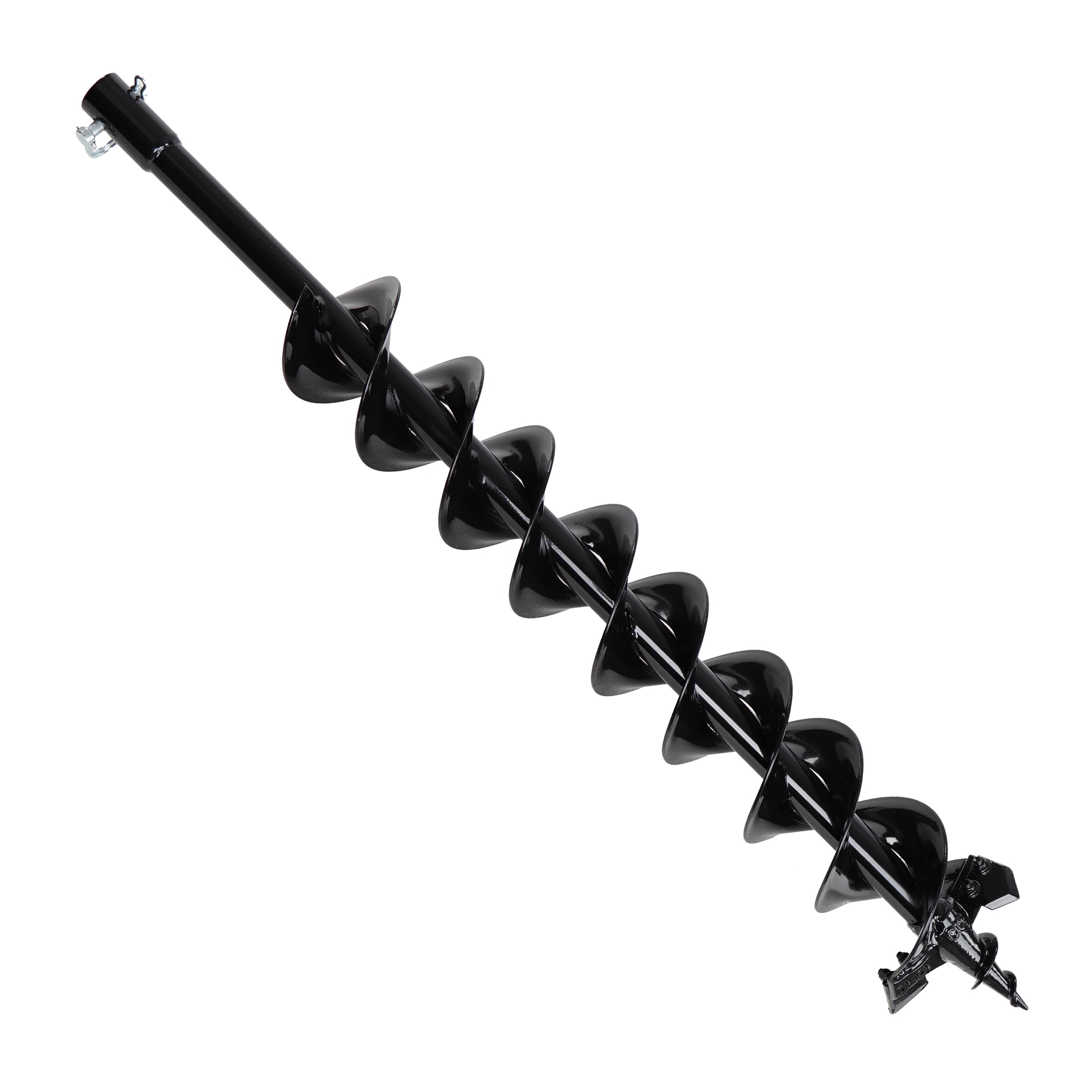 BISupply Auger Drill Bit - 4 x 30 Inch Steel Garden Auger Spiral Drill ...