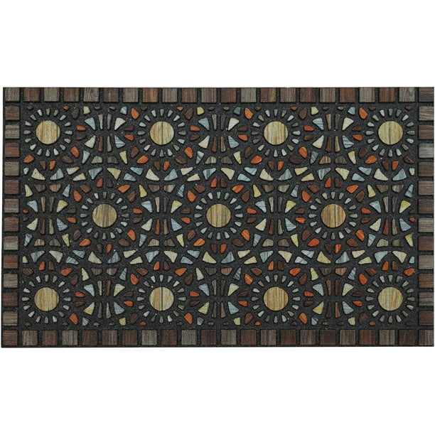 Mohawk Home Doorscapes Mat Entranced Mosaic Grain Mat Scatter, 1'6"x2'6 ...