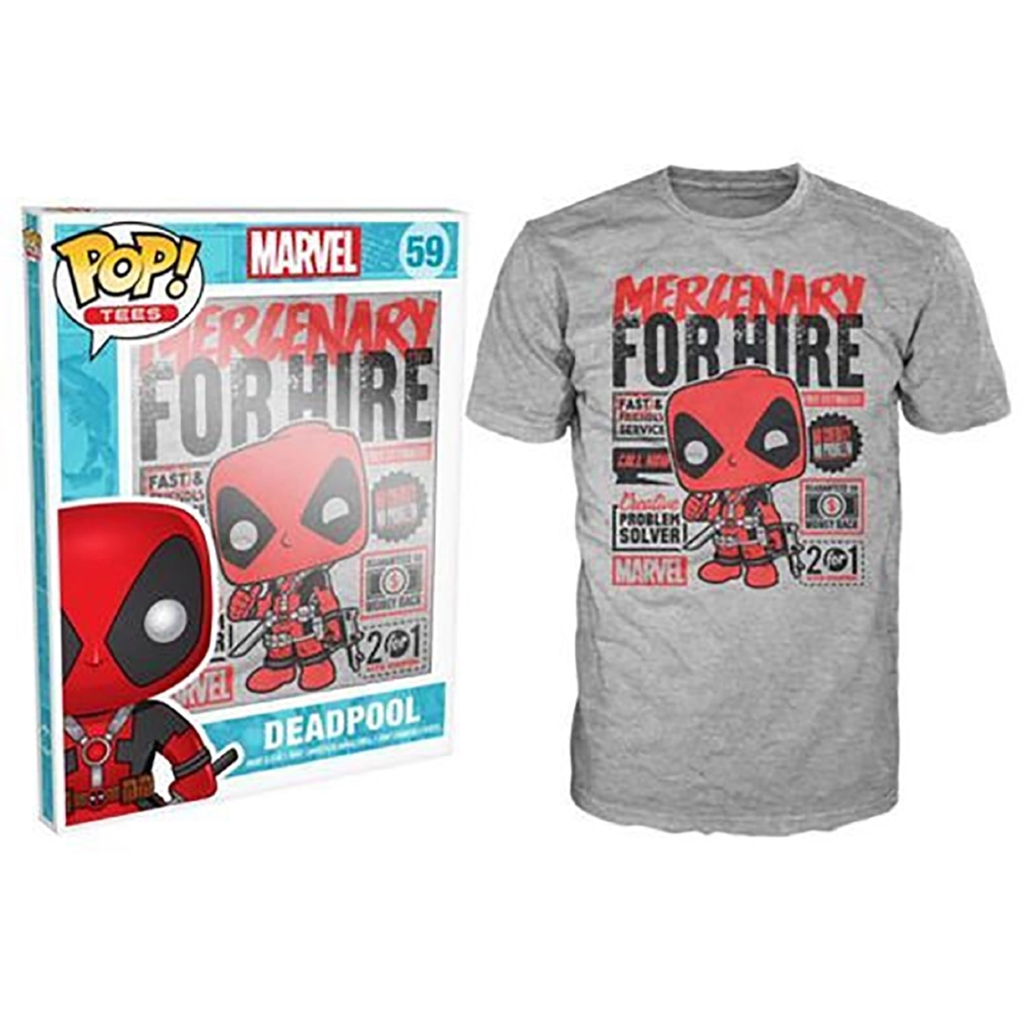 Funko A00078-8570-MLG-HTR Pop! Tees: Hire Heather Tee - Walmart.com