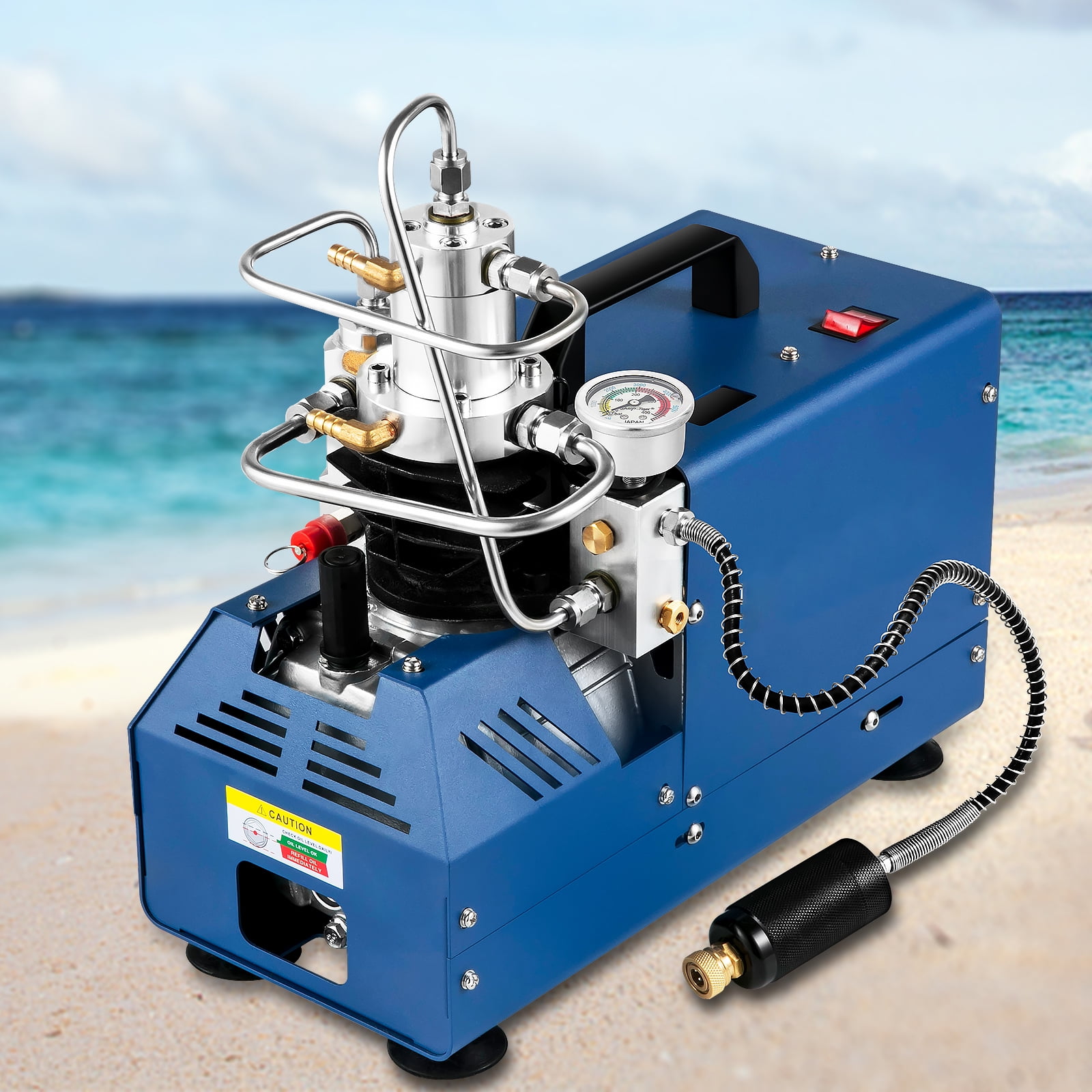 BENTISM High Pressure Compressor 4500PSI Air Rifle Compressor 110V for ...
