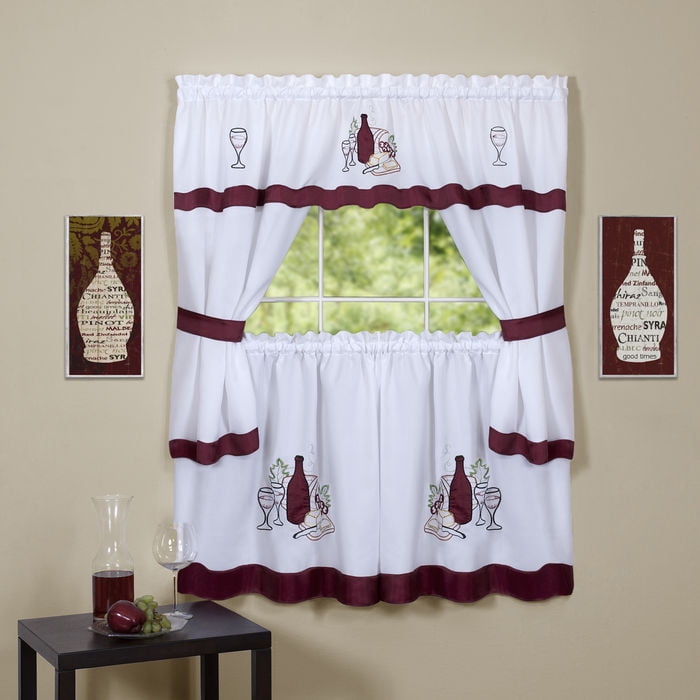 Click here for Achim Cabernet Embellished Cottage Set 58x36 Tier... prices