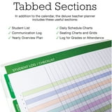Global Printed Products 2024-2025 Deluxe Teacher Planner, 8.5"x11 ...