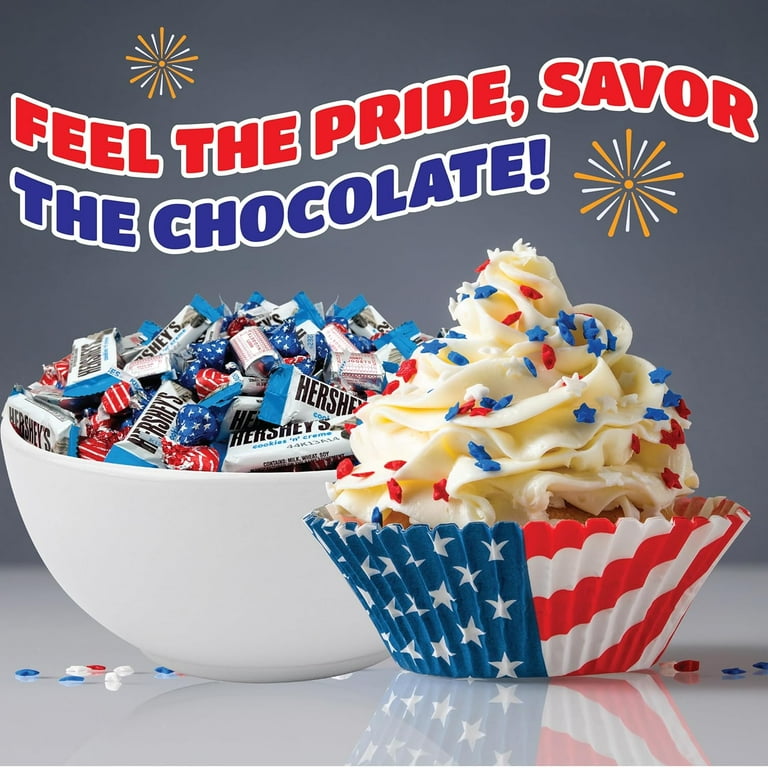 Solid American Flag Chocolate Candy