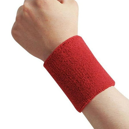 1PC Cotton Sport Sweatband Hand Band Moisture Wicking Terry Cloth ...
