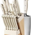 14 Pieces Knife Set with Block, Forged, High Carbon Stainless Steel ...
