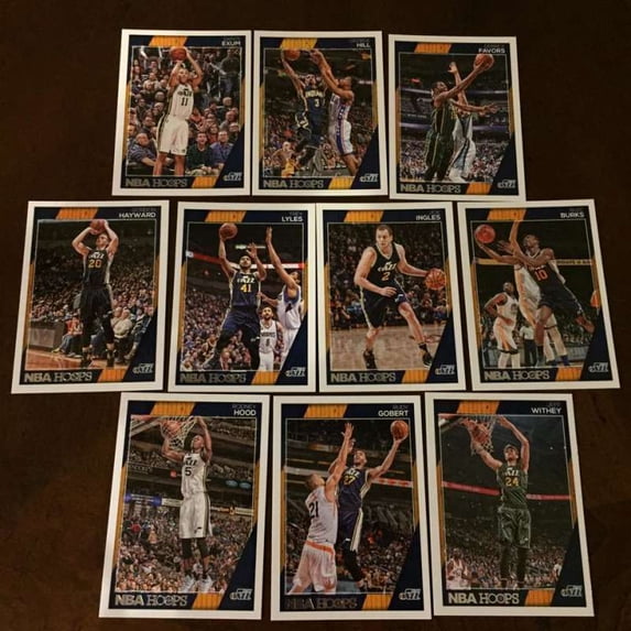 2016-17 NBA Hoops Utah Jazz Team Set 10 Cards - Walmart.com