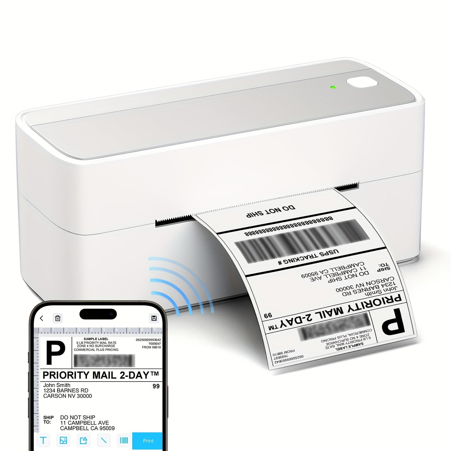 Itari 241 Wireless Label Printer, Black - Walmart.ca