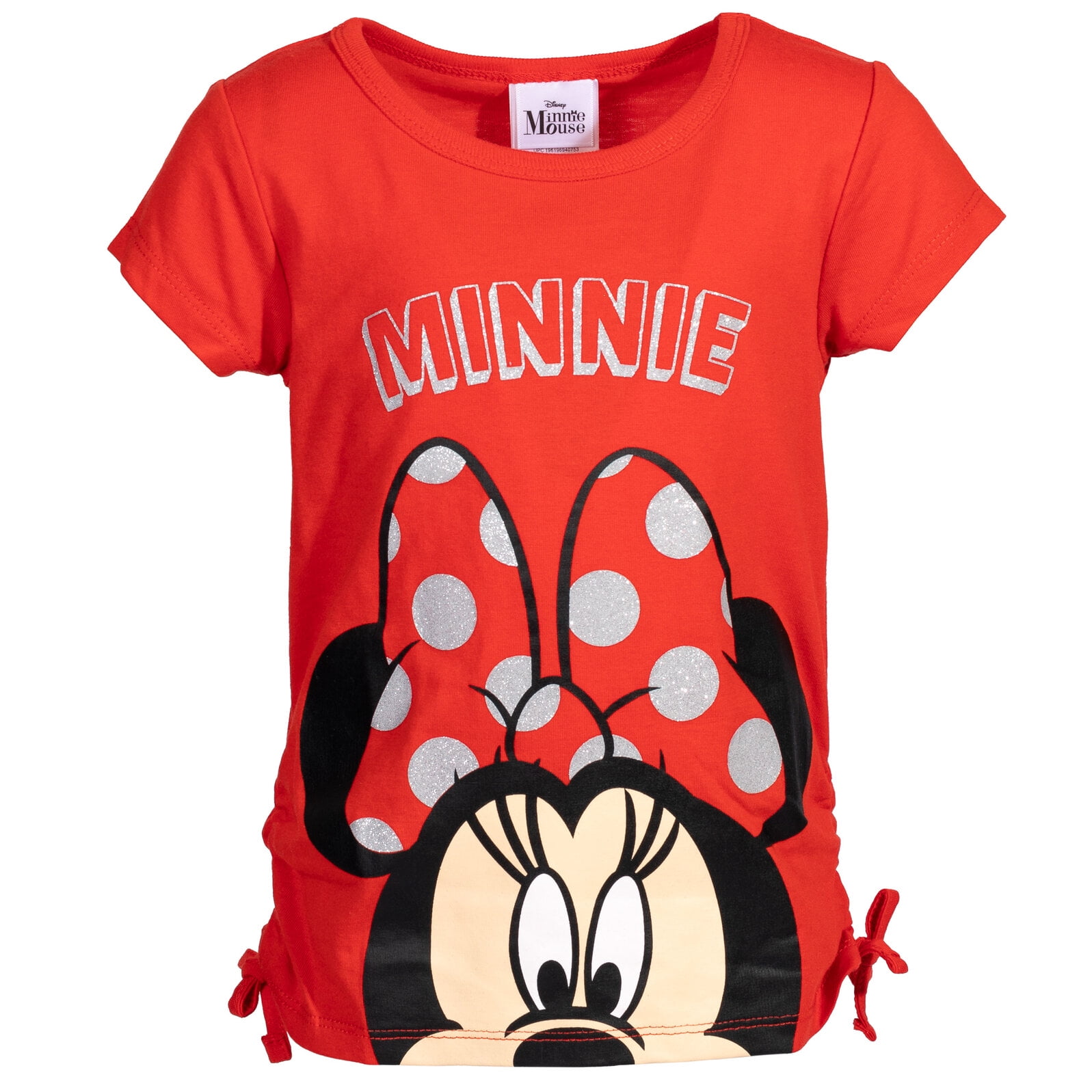 Disney Minnie Mouse Little Girls T-Shirt Red / Black 6-6X - Walmart.com