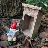 Hxlamzoo Funny Garden Gnome Outdoor Statues Naughty Sculpture ...