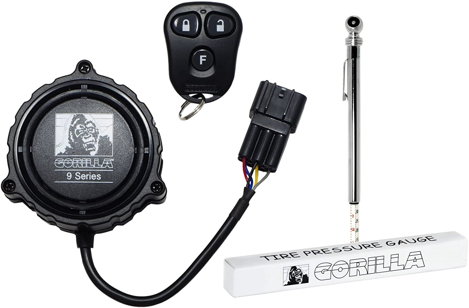 Gorilla Automotive Products 9000TG Compact Cycle Alarm with Tire ...