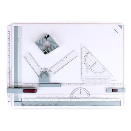 Architect Drafting Drawing Board Ruler Table Adjustable Angle Art Draw ...