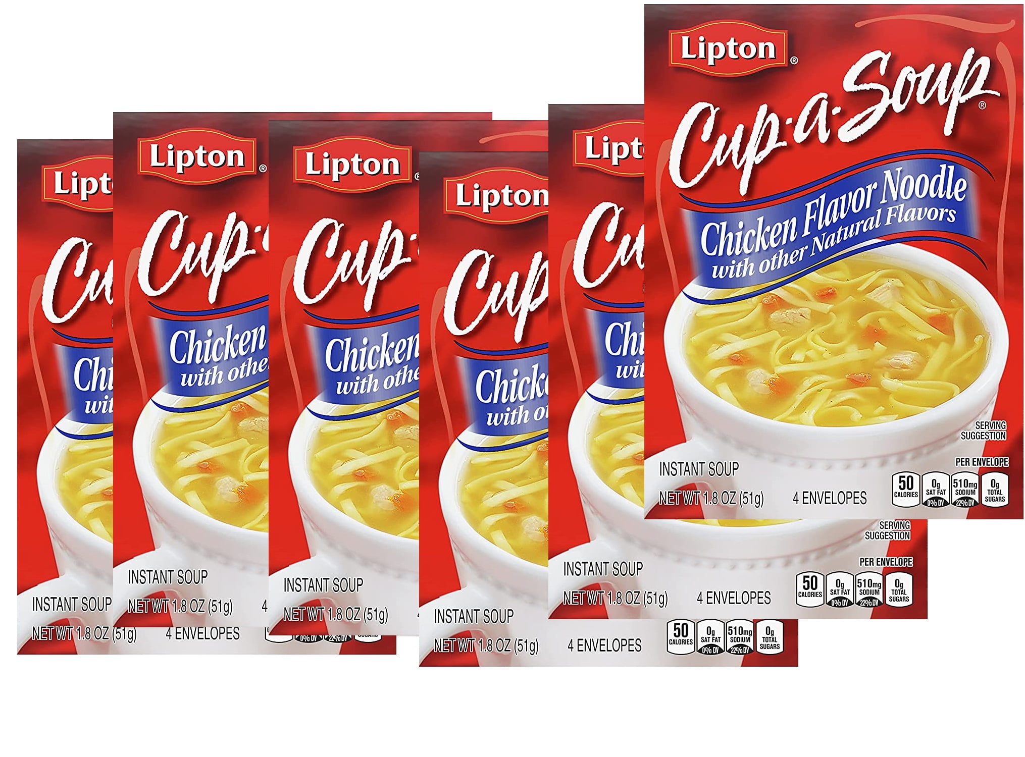 Lipton Cup-a-Soup Instant Soup For a Warm Cup of Soup Chicken Noodle ...
