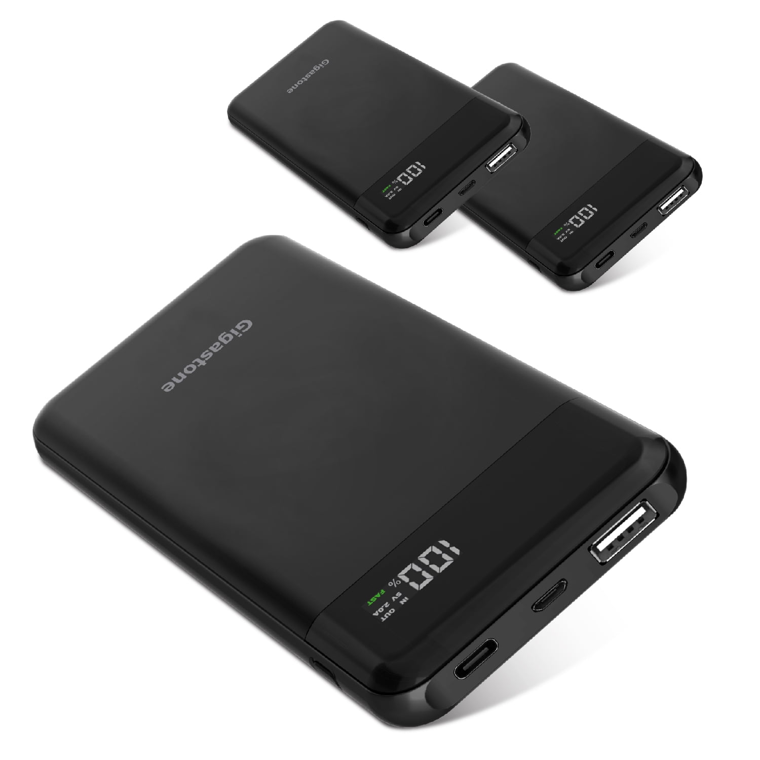 Gigastone Power Bank 10000mAh Dual Outputs: PD 3.0 Type-C 9V/2A ...