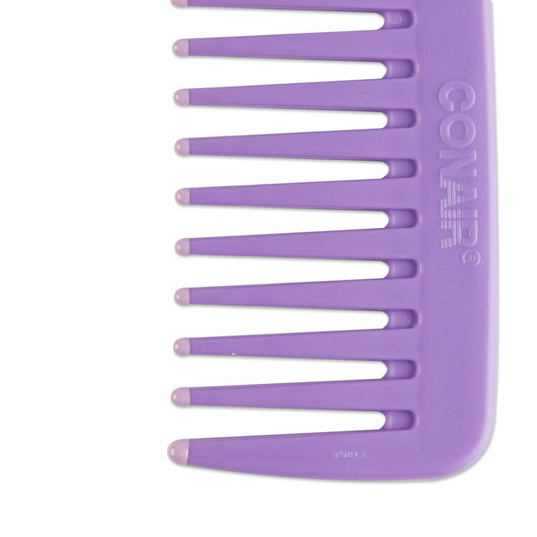 Wet Look Shower Comb RED CONAIR Detangle And Smooth Comb And AQUA