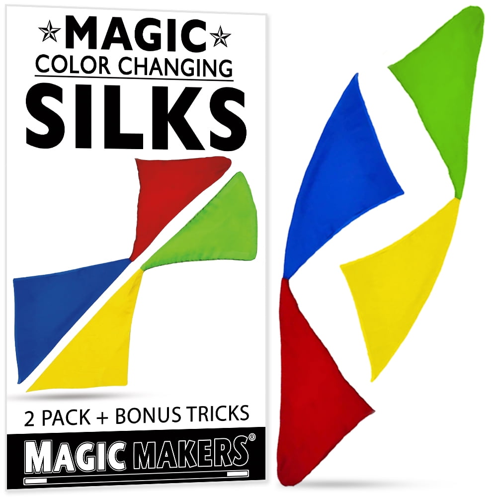 Magic Color Changing Hanky by Magic Makers Easy to Perform Visual ...