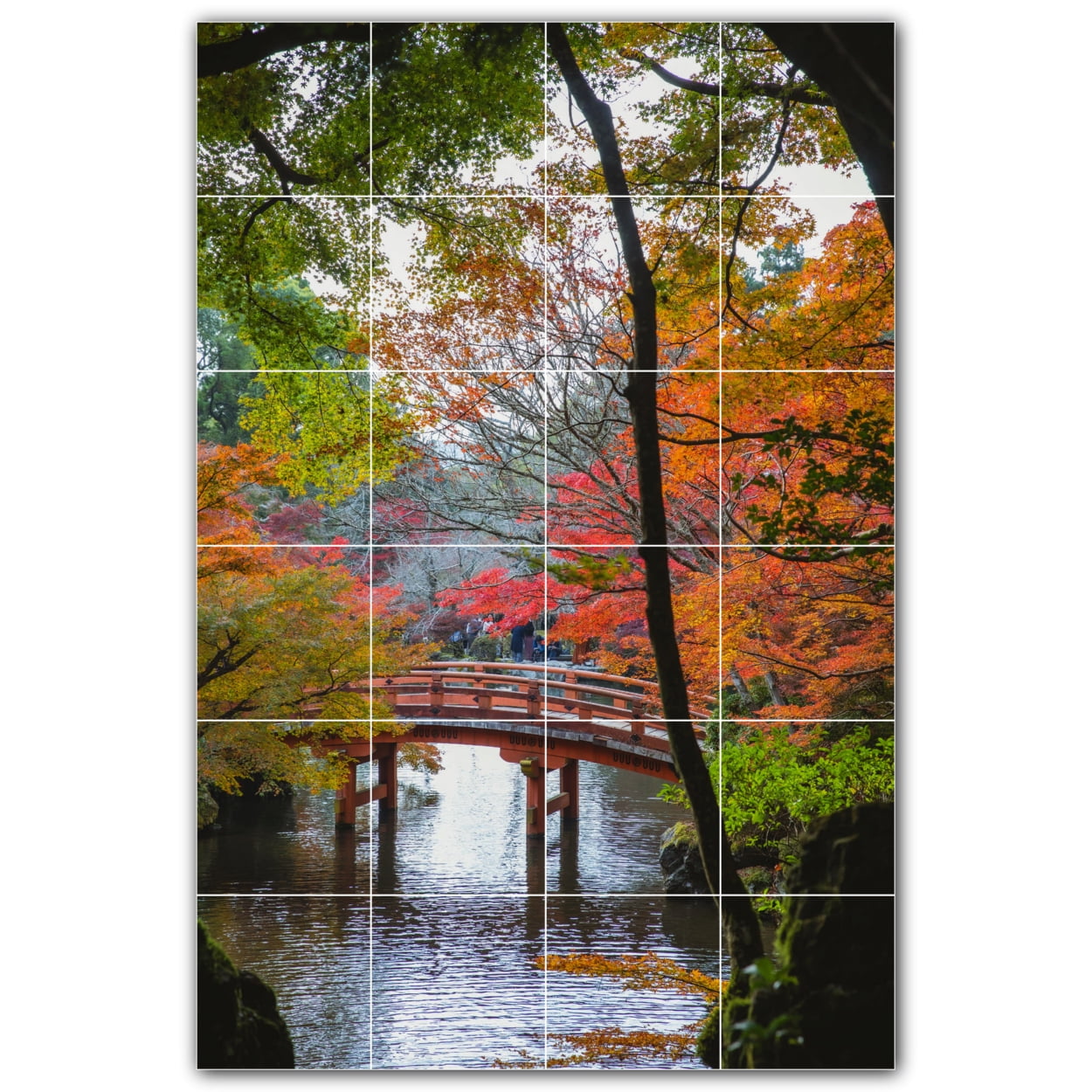 Picture-Tiles.com: Bridge Ceramic Tile Wall Mural WAL500271-46L. 32"W x ...
