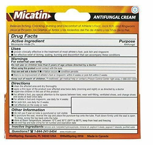 Micatin Cream 0.50 oz (Pack of 3)