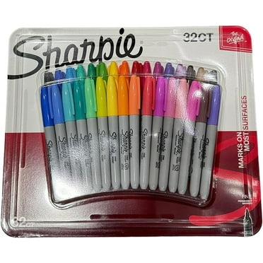 Sharpie Mini Fine Point Permanent Markers, Assorted Colors, 4 Count ...