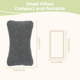 RoamReady Small Pillows for Sleeping, 11"x7" Cotton Travel Pillow ...