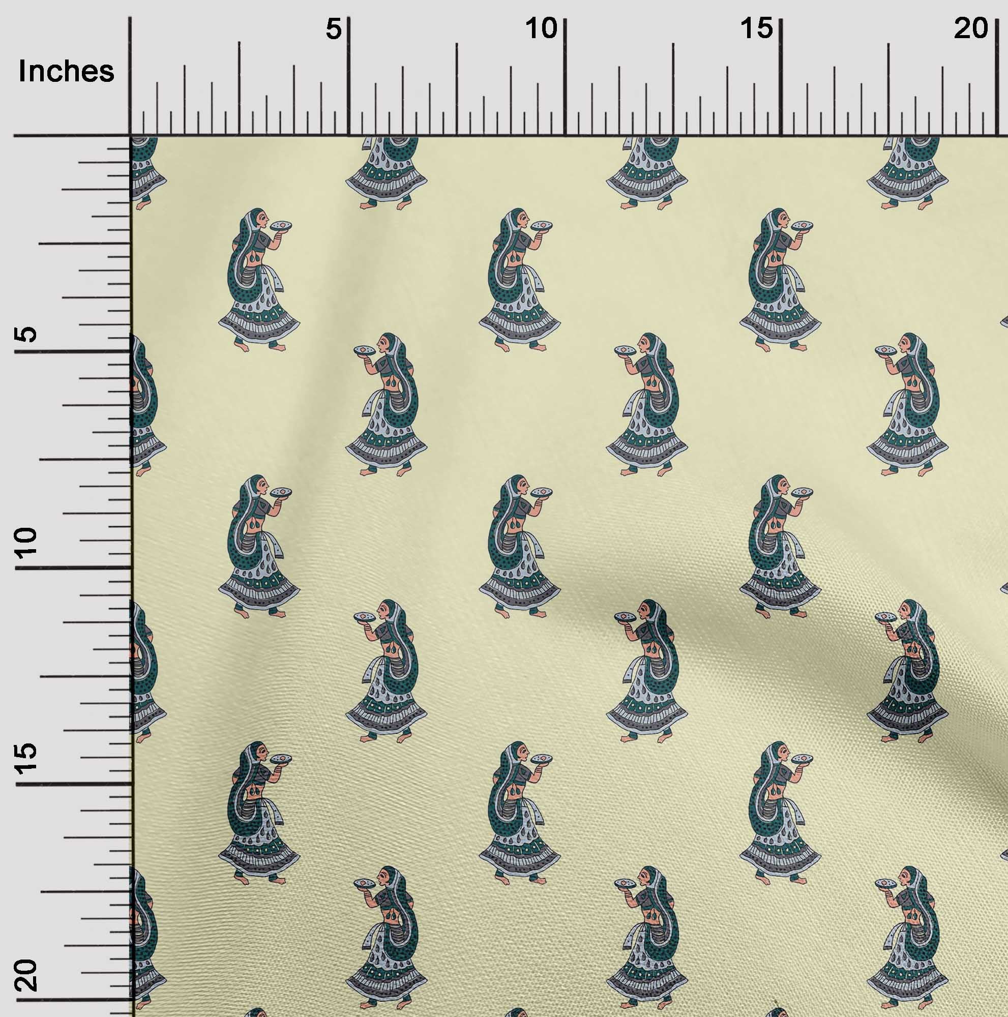 oneOone Silk Tabby Fabric Women Block Print Fabric By The Yard 42 Inch ...