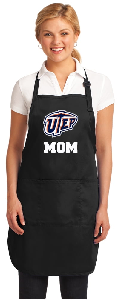 UTEP Mom Apron DELUXE UTEP Miners Mom APRONS - Walmart.com