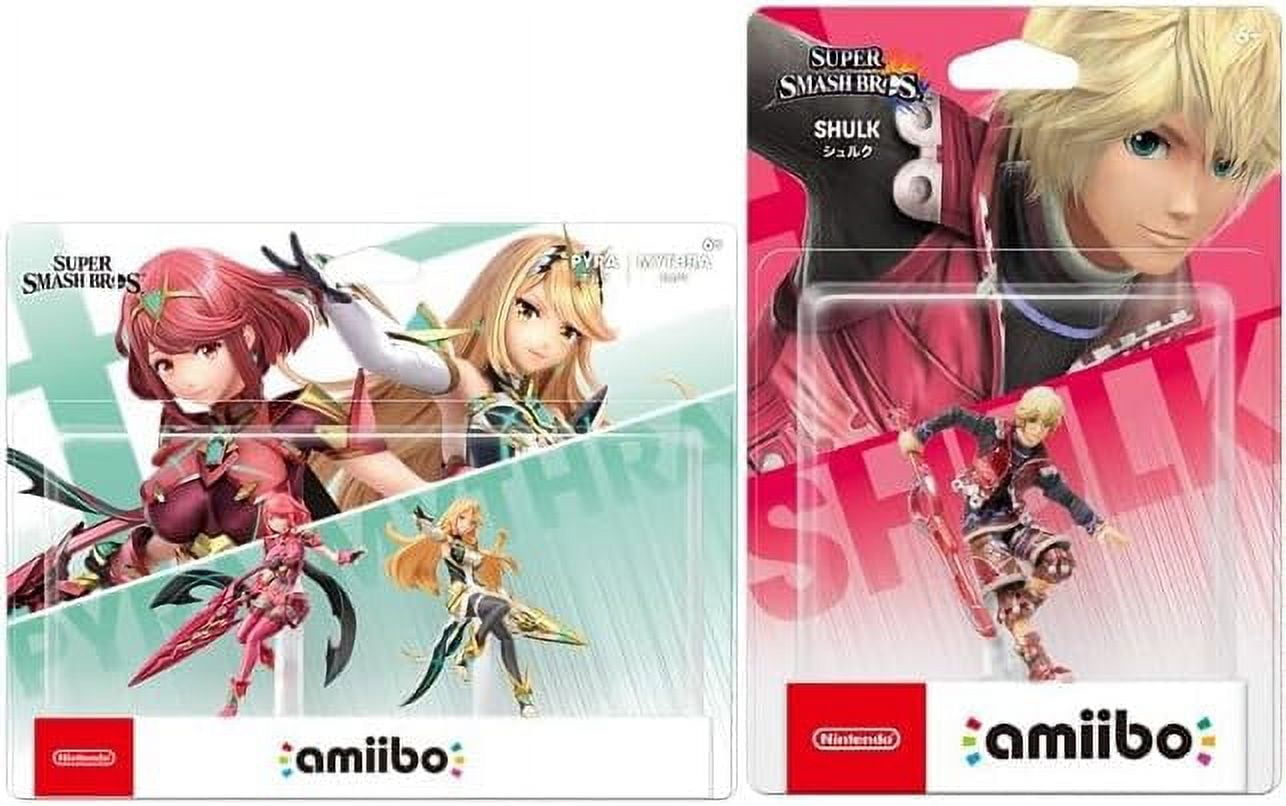 Amiibo Pyra & Mythra 2 Pack Smash Bros + amiibo Shulk - Super Smash ...