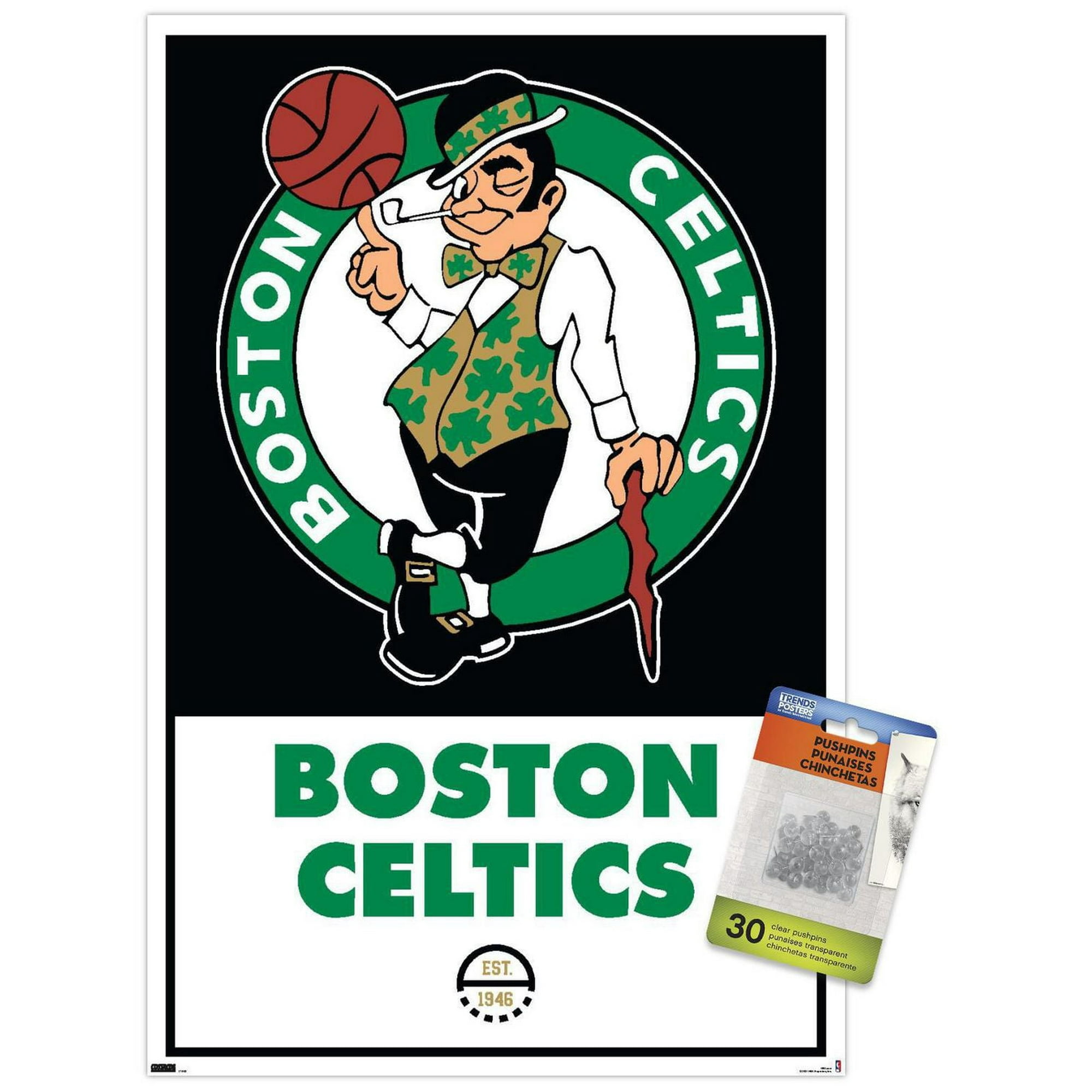 Click here for Trends International Nba Boston Celtics - Logo 21... prices