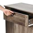 Dextrus Tilt Out Trash Can Cabinet with Drawer & Drop Leaf, Kitchen ...