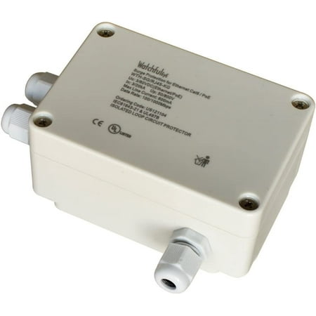 WTH-SG/RJ45-KG Outdoor Water-Proof Ethernet Surge Protector with Full ...