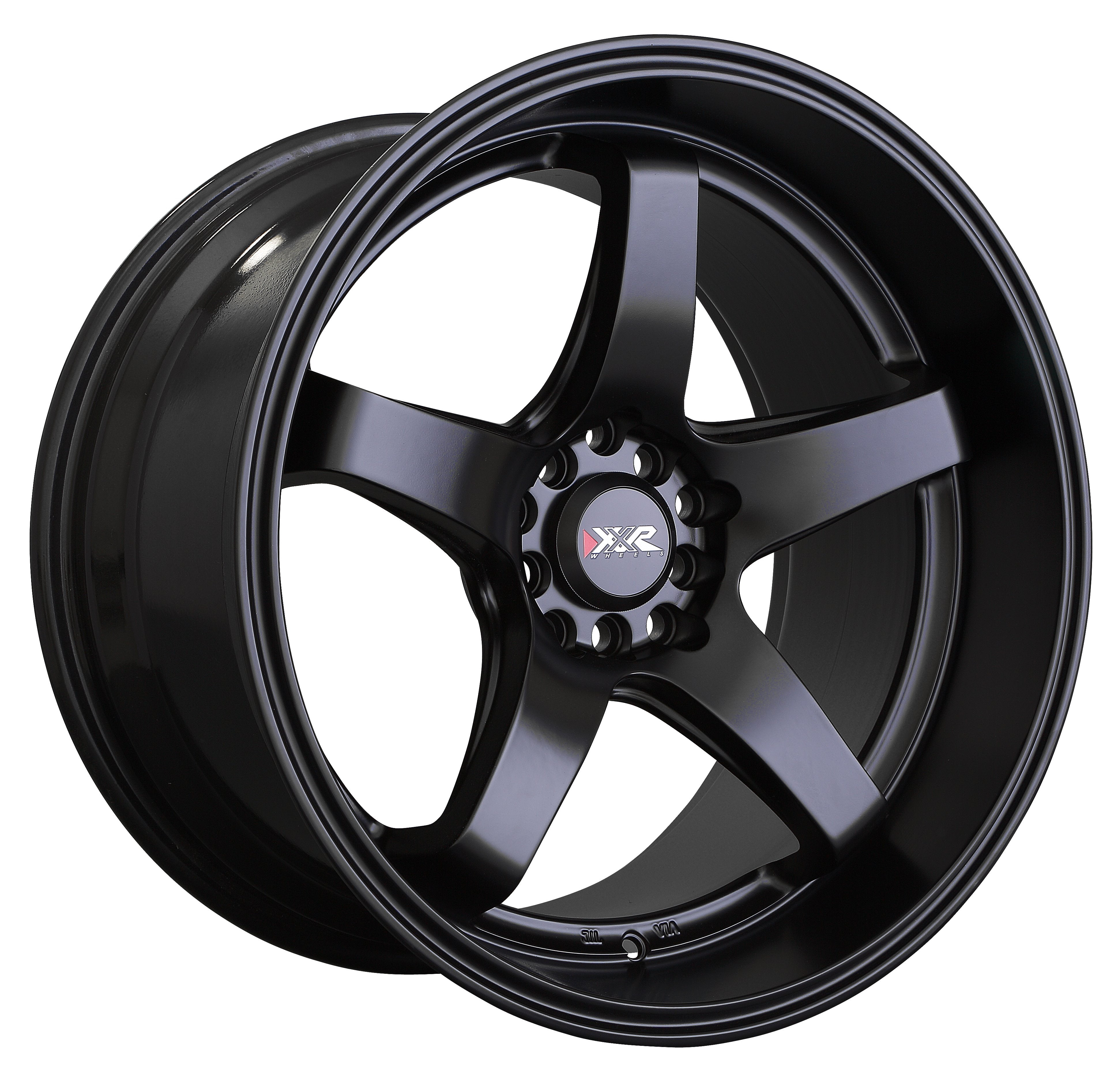 XXR 555 18x10 5x100/5x114.3 25et Flat Black Wheel - Walmart.com ...