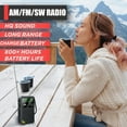 Portable AM FM Shortwave Radio Battery Operated Small Great Reception ...