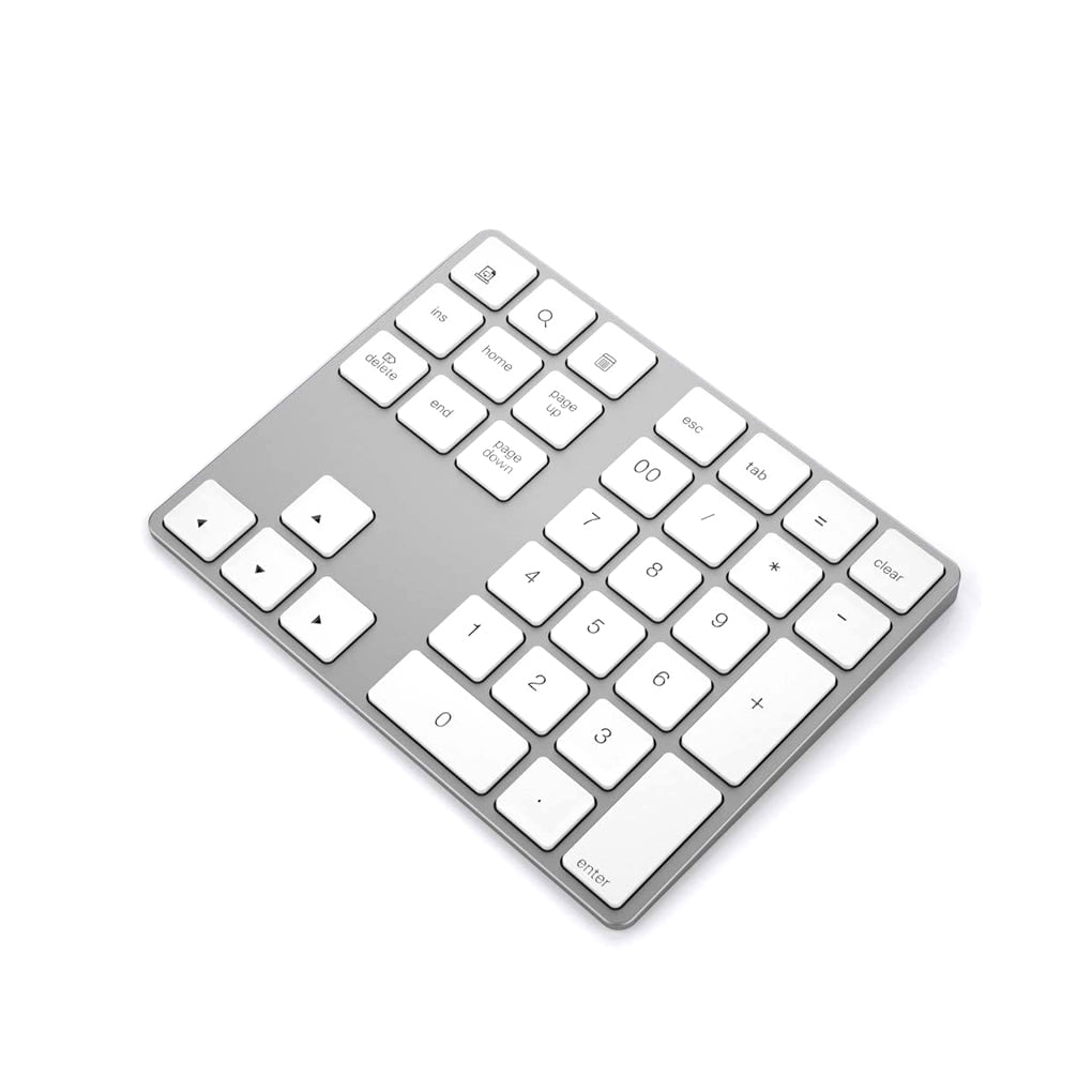 TureClos Numeric Keyboard with USB Digital Input Travel Aluminum Small ...