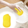 Solivara Hard Wire Superfine Fiber Dishwashing Sponge Block For Kitchen ...