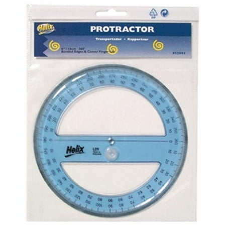 Helix Protractor 6in 12091 Pack Of 5 | Walmart Canada