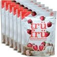 (Pack of 6) Trü Frü Nature's Strawberries Hyper-Dried Fresh in Crème, 4 ...