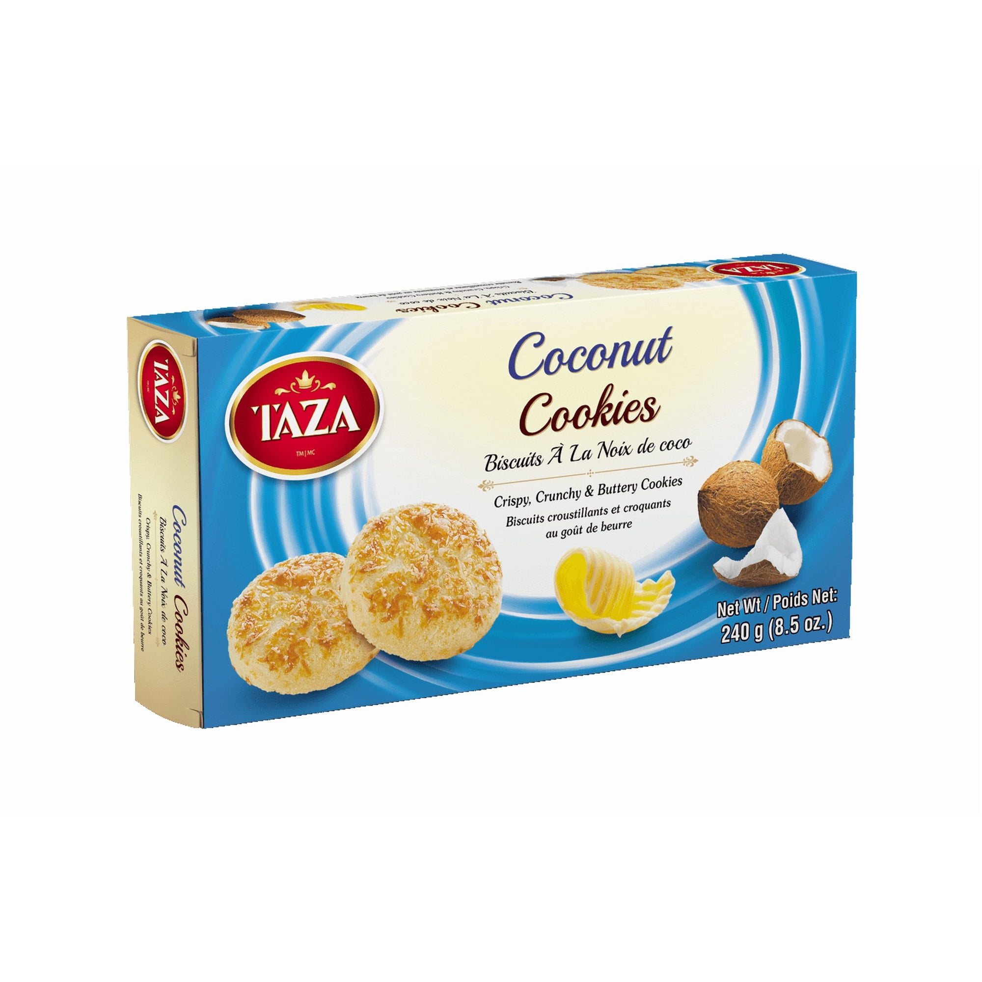 Click here for Taza Food Products Taza Cookies - Coconut 240gm prices
