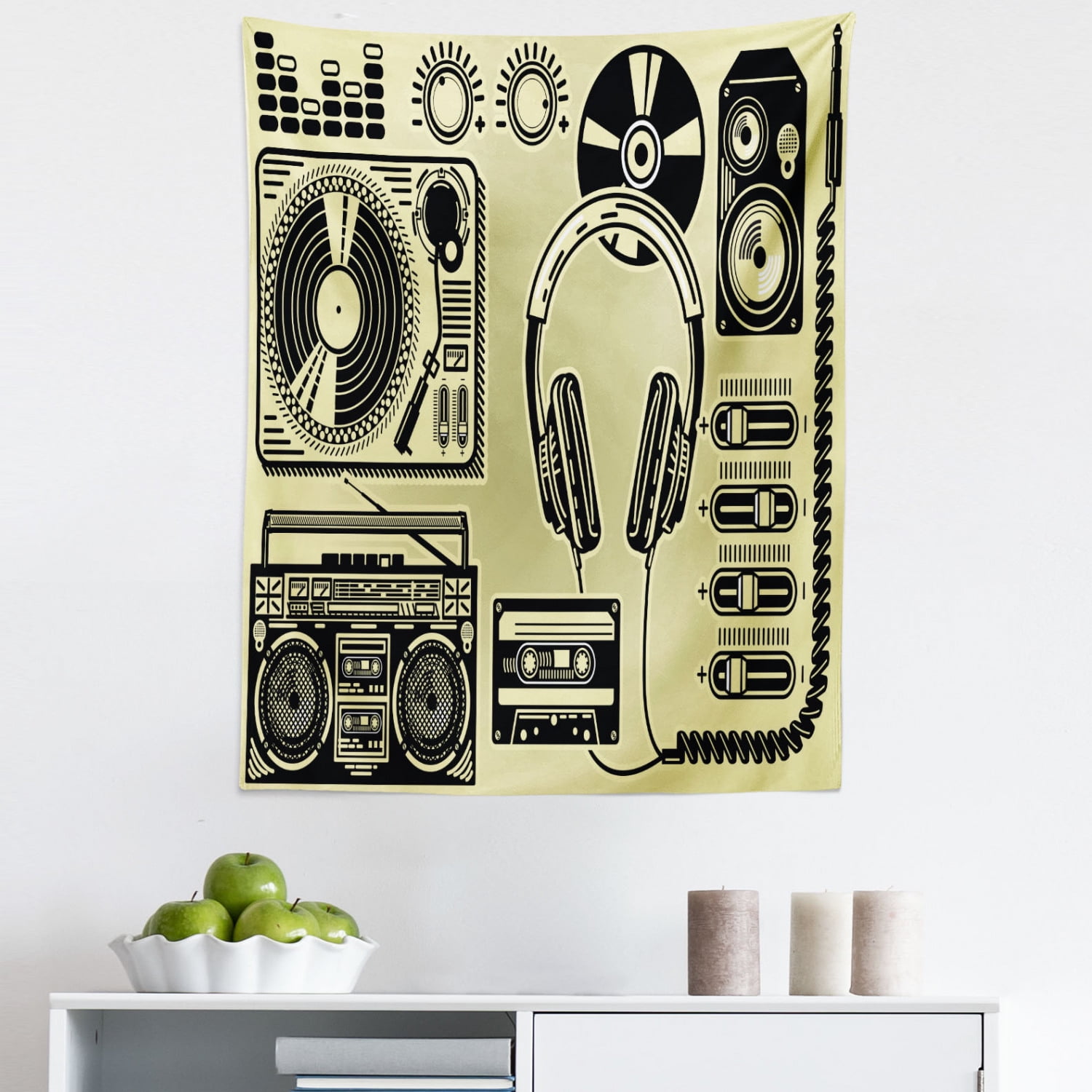 Hip Hop Tapestry, Electronic Music Devices as Turntable Headphones ...